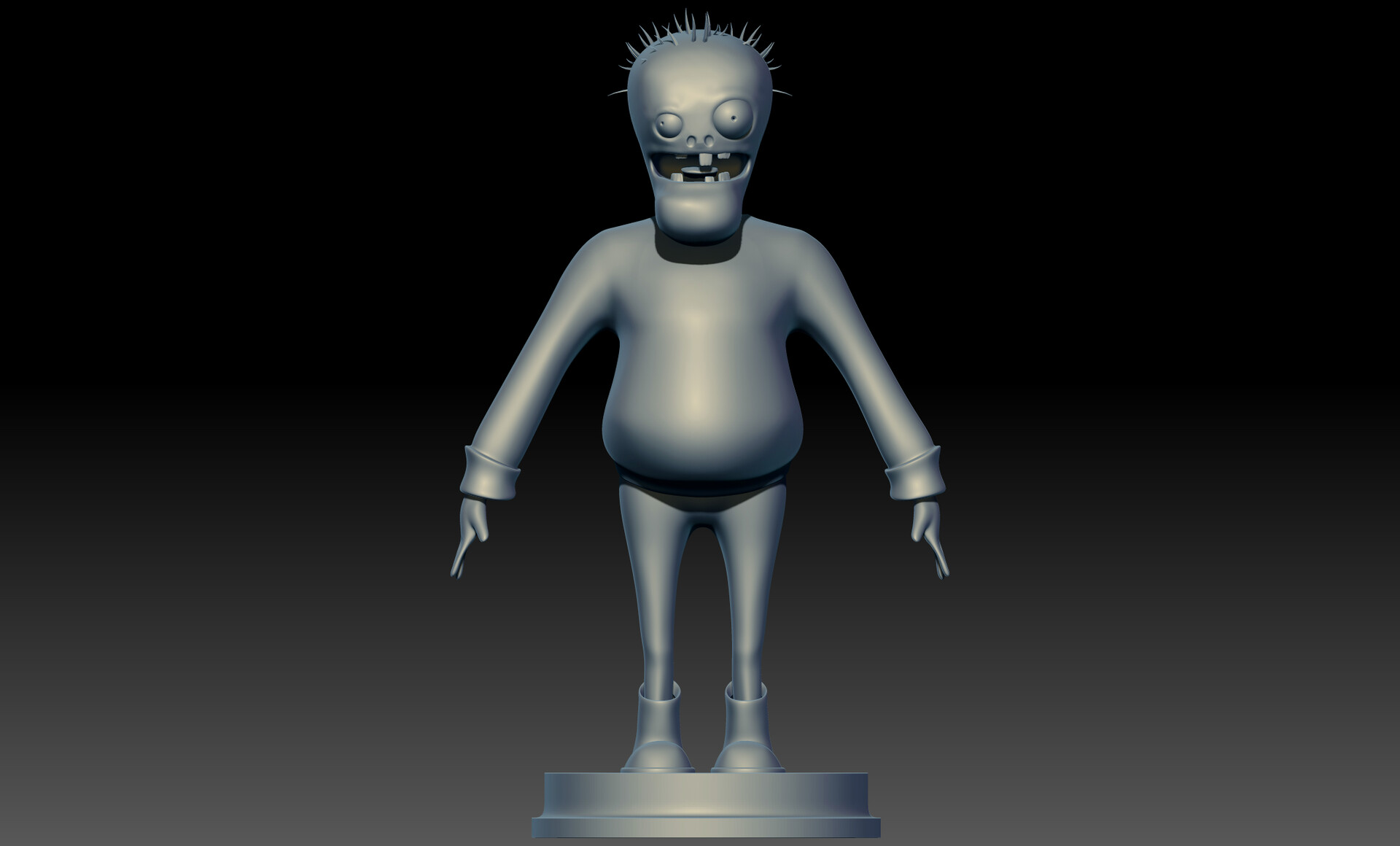 ArtStation - zombieClothesSculpt_F