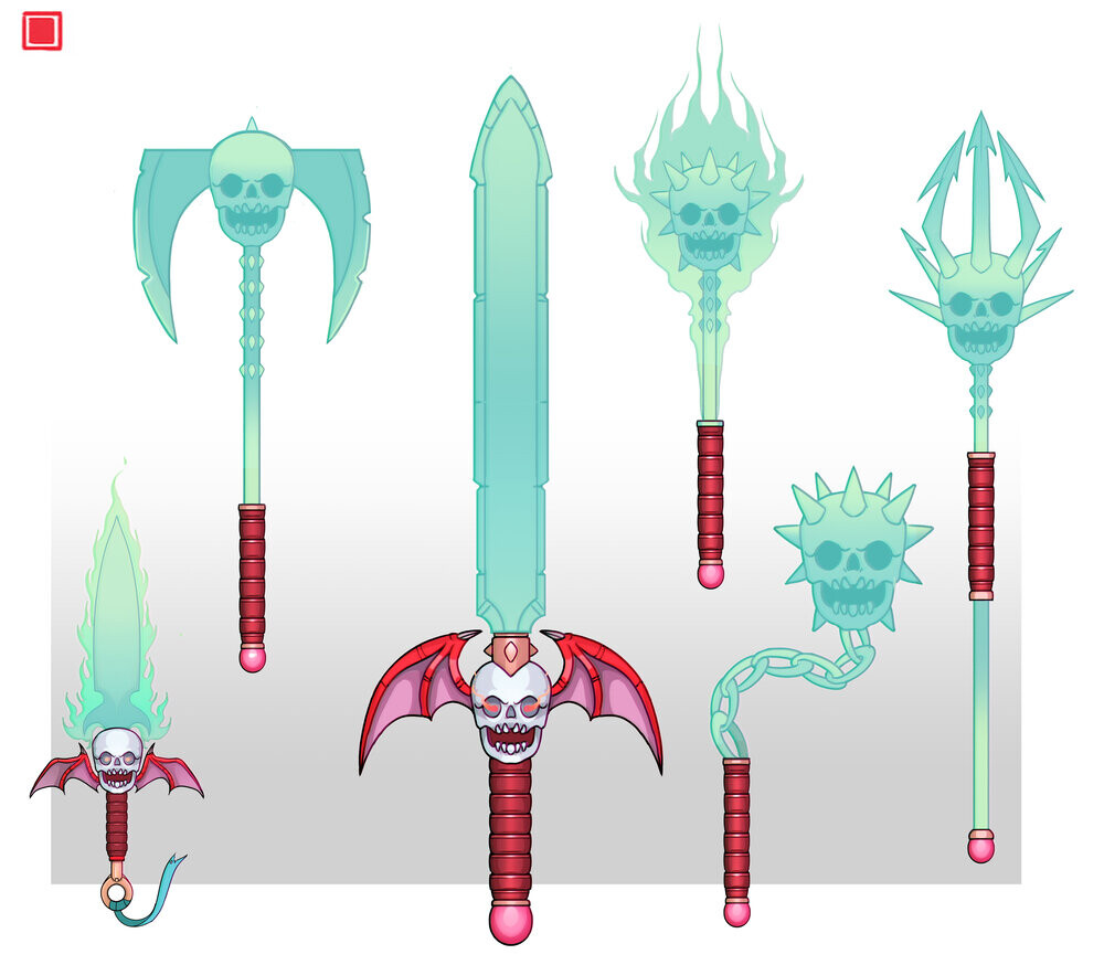 ArtStation - Bone Weapons