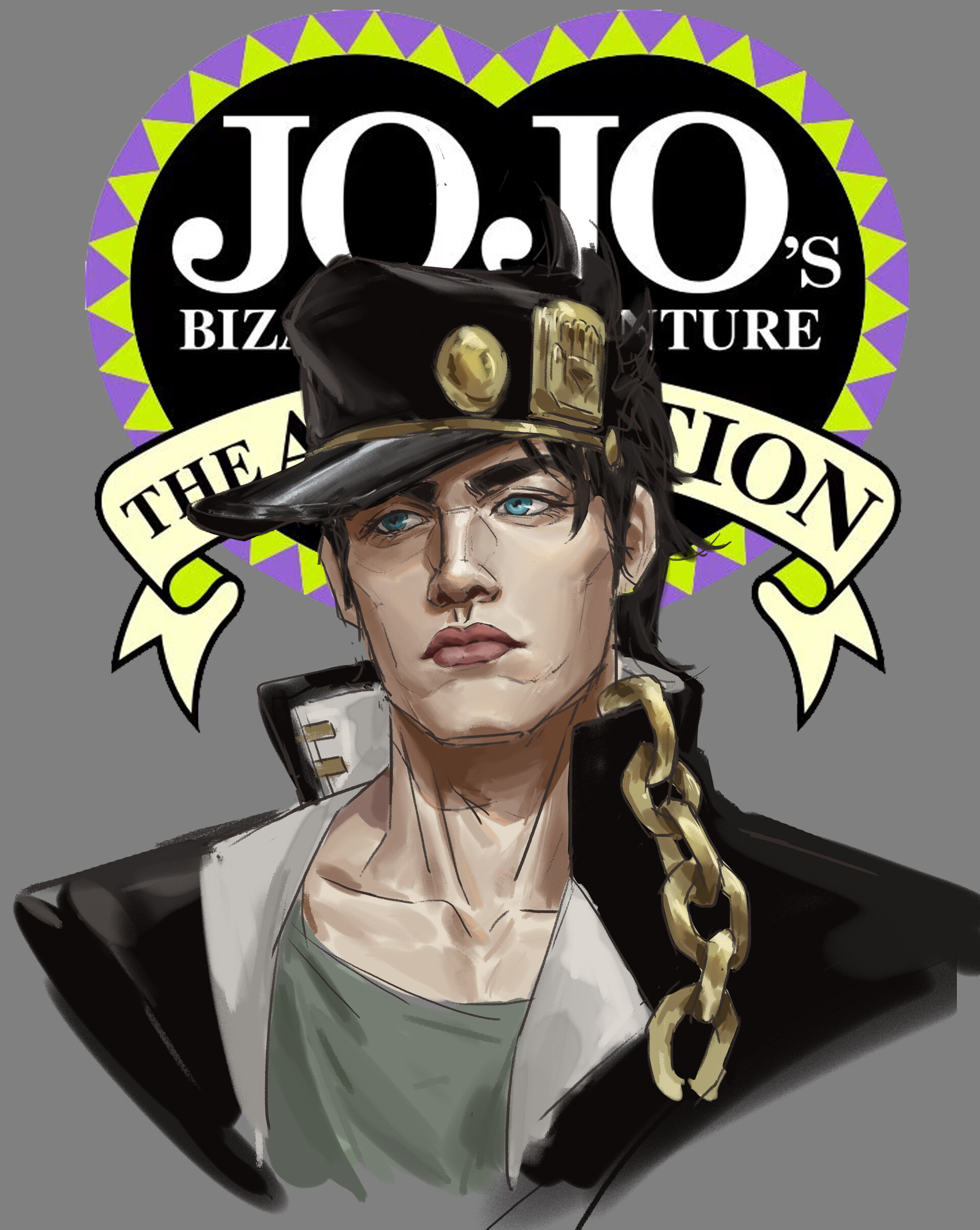ArtStation - JOJO十周年贺图