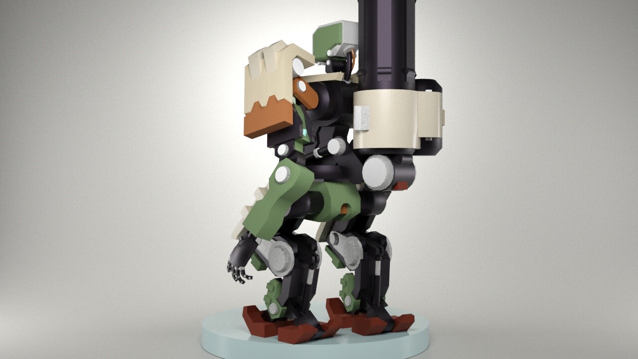 Christian Gary - Recreation of Bastion from Overwatch