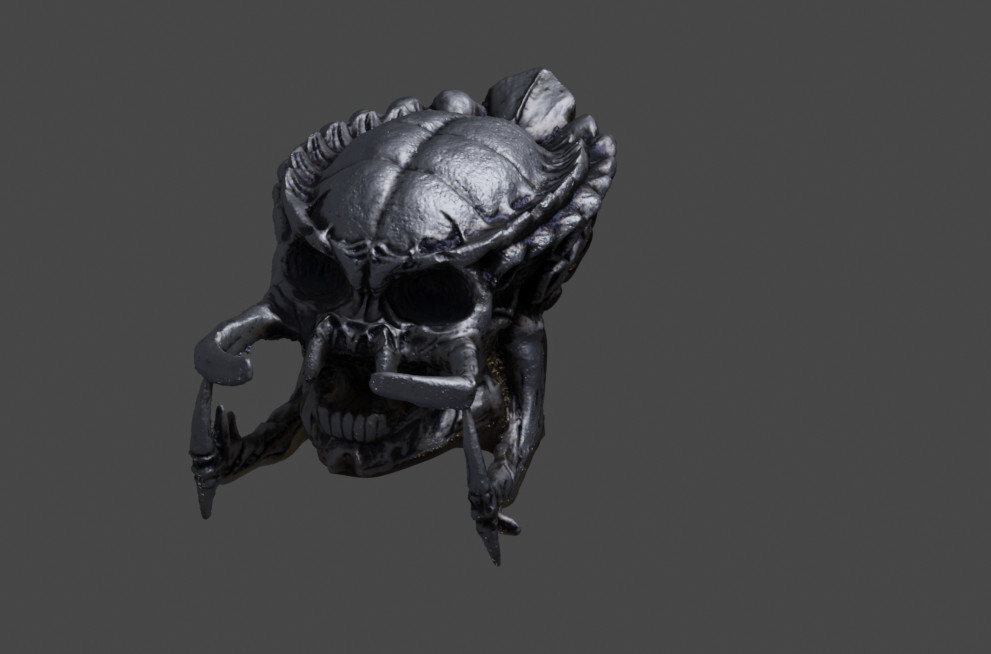 ArtStation - Predator Skull Photogrammetry