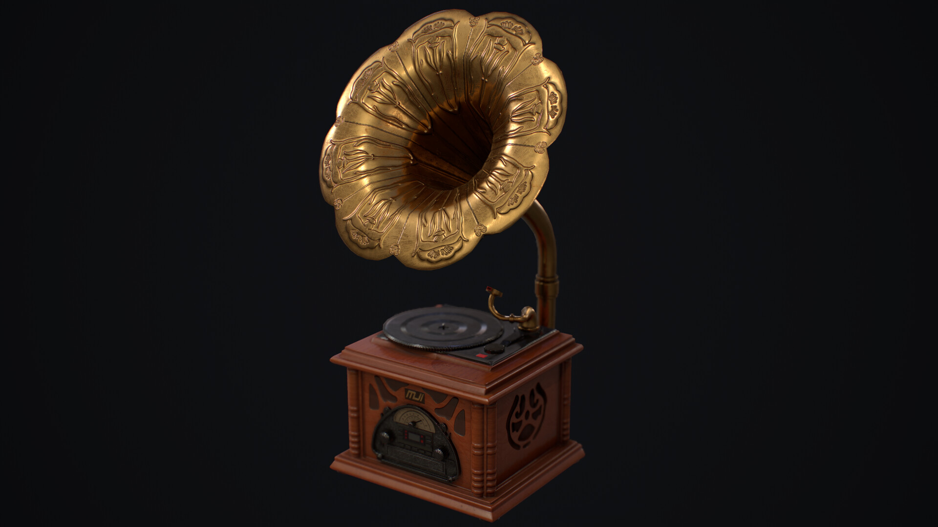 ArtStation - Vintage Vinyl Player