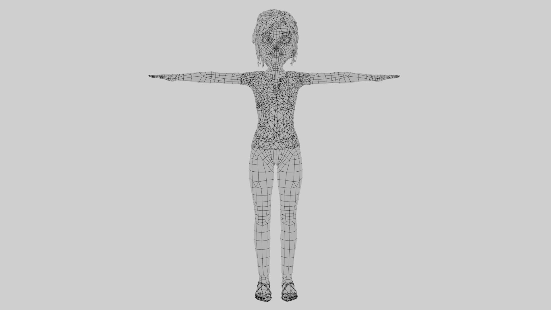 Anindya Roy - 3D Cartoon Woman Stylish Character Rigged Model