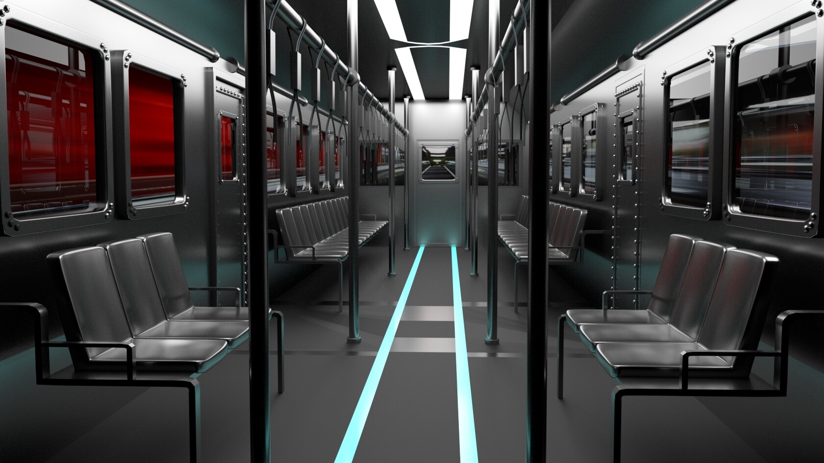 ArtStation - night metro