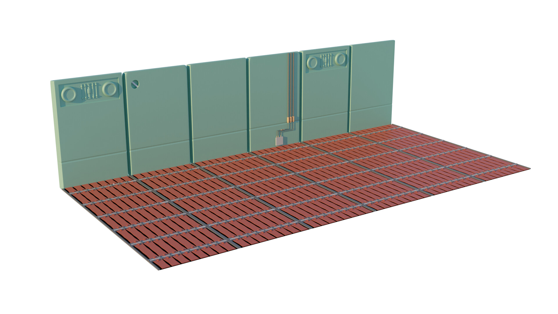 ArtStation - Vault Floor and Wall designs made in Blender