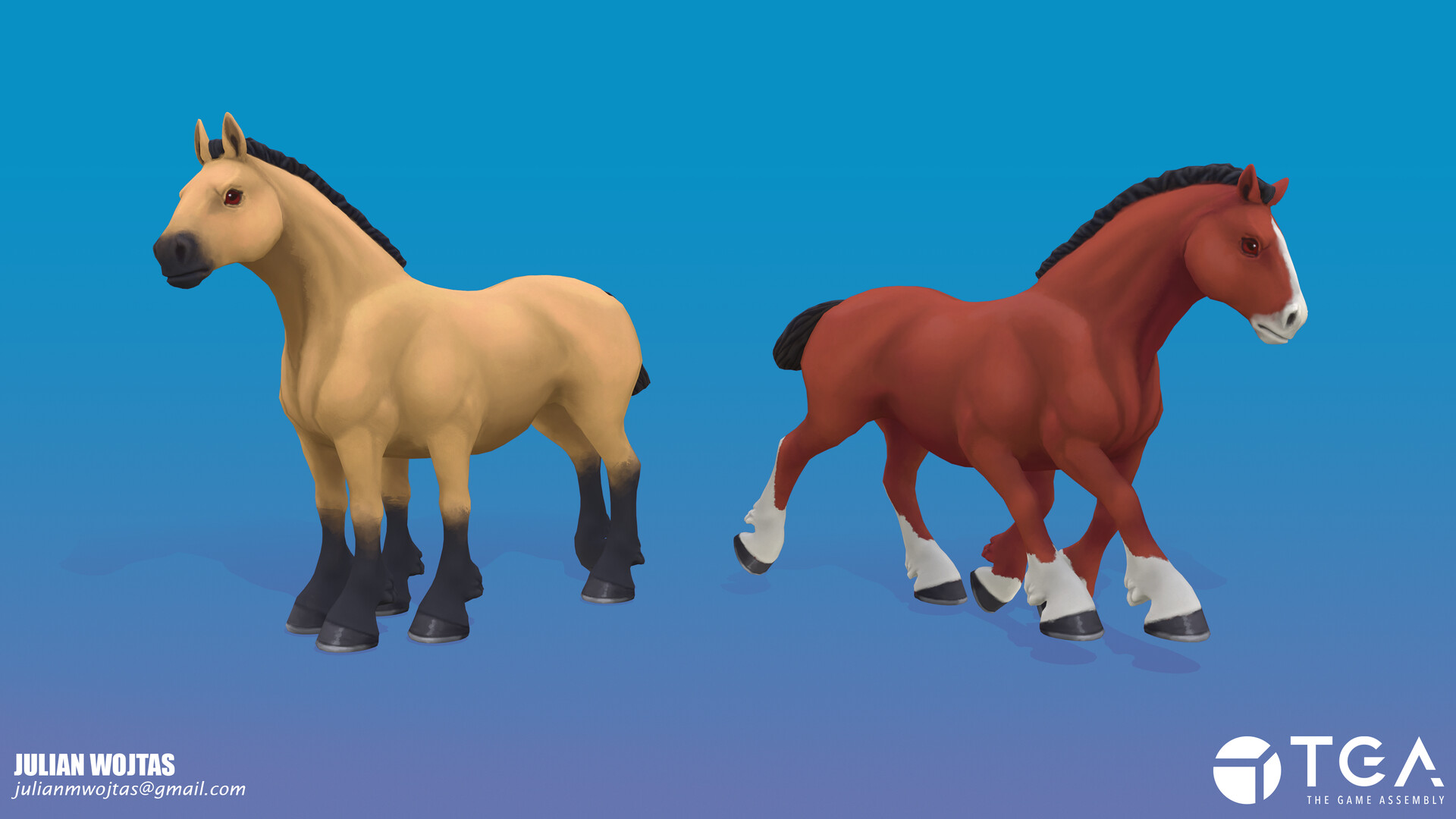 Julian Wojtas - Horsey - 6 legged horse