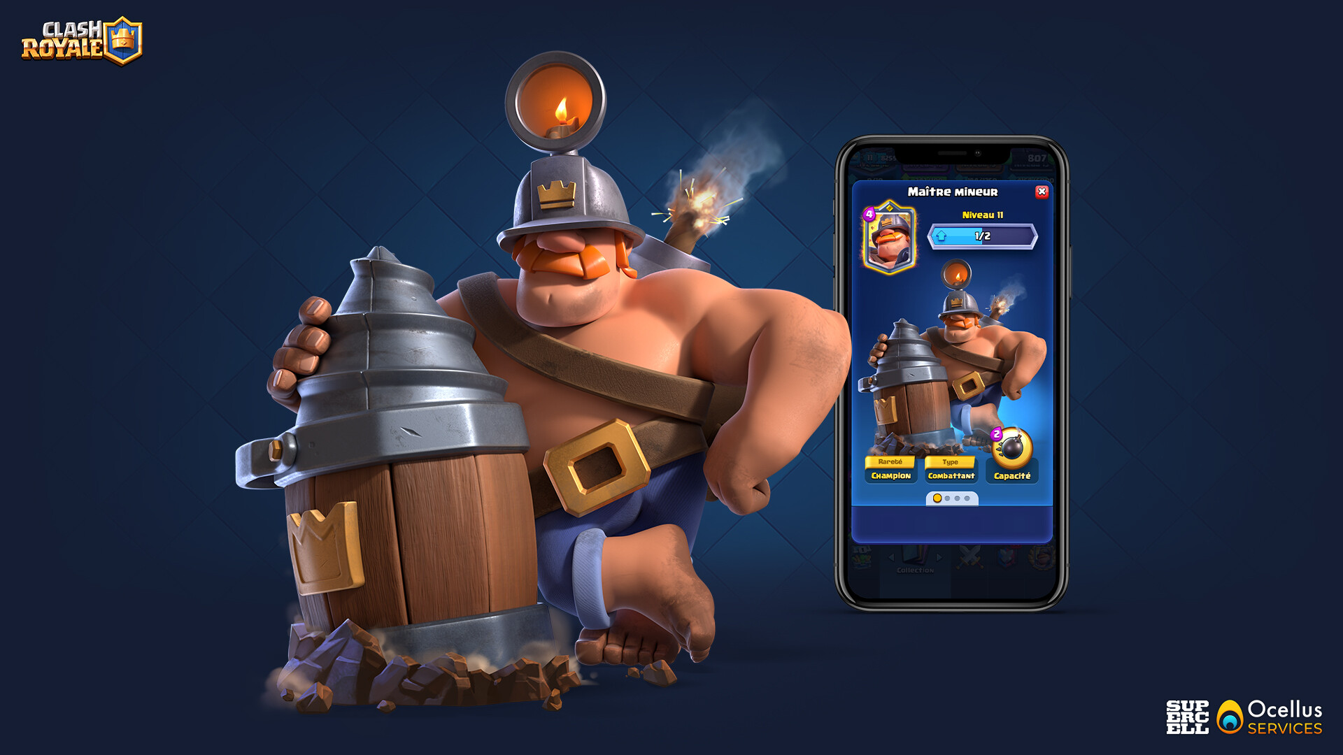 Ocellus - SERVICES - Clash Royale - Mighty Miner