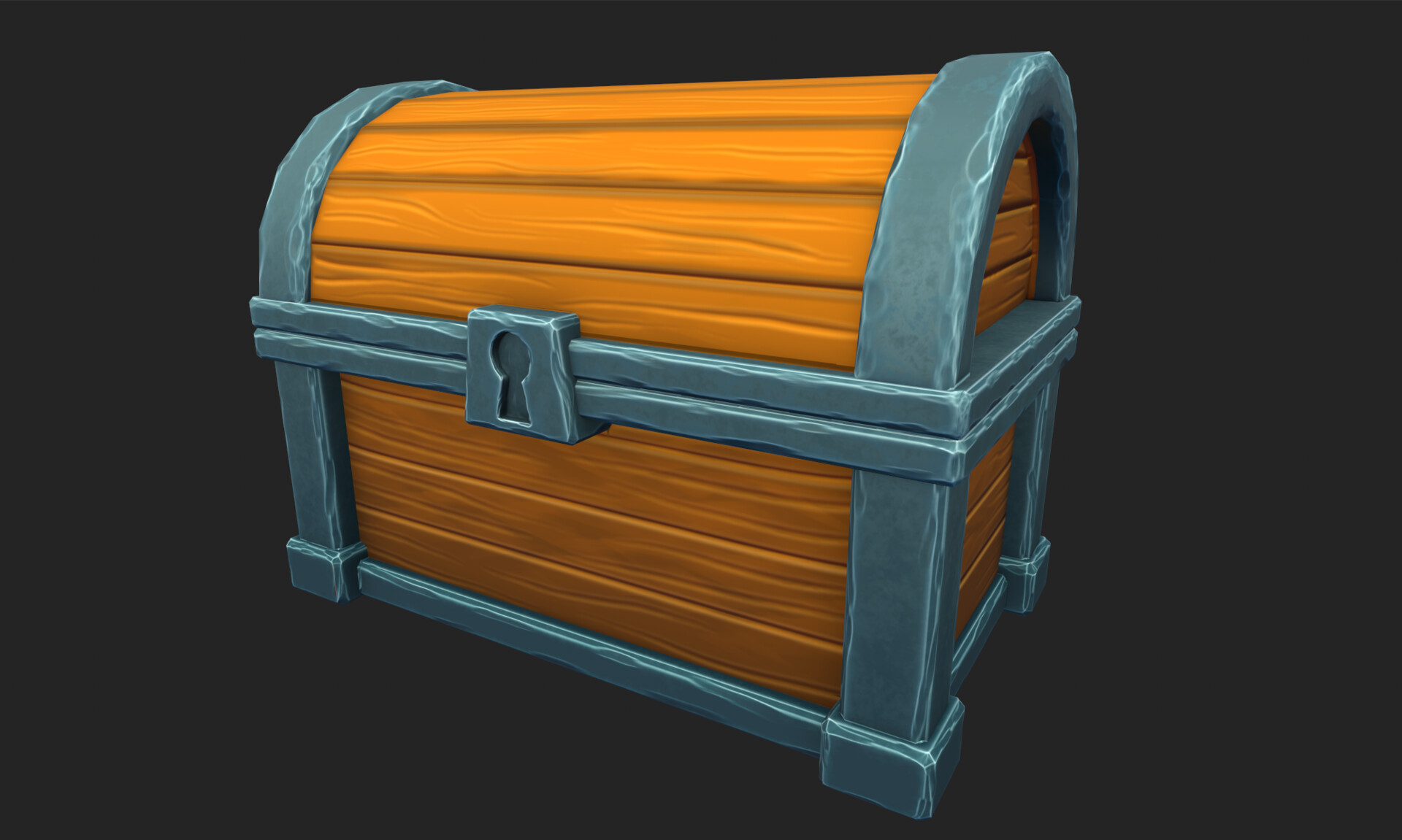 ArtStation - Stylized Crate - School Assignment - Oversculpting