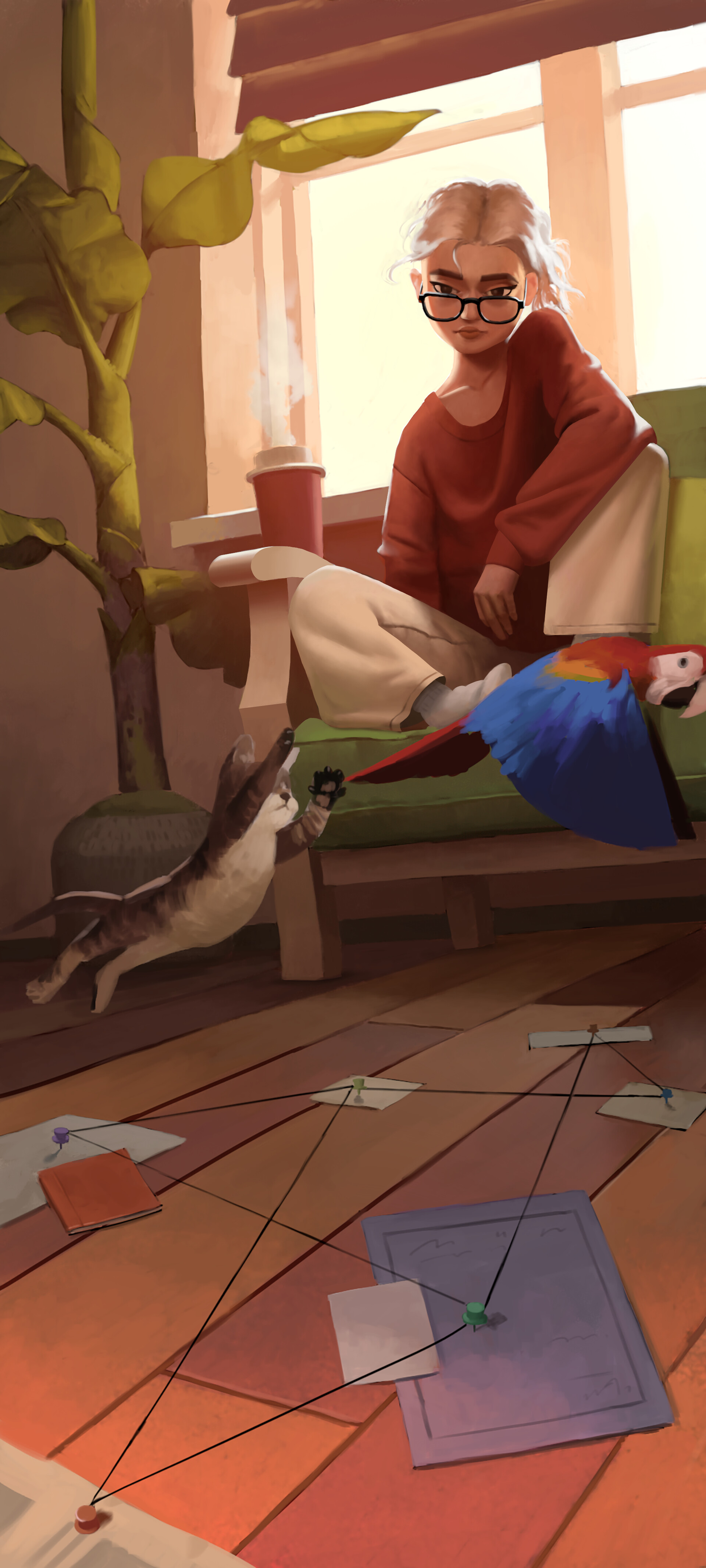 ArtStation - Devka za rabotoi