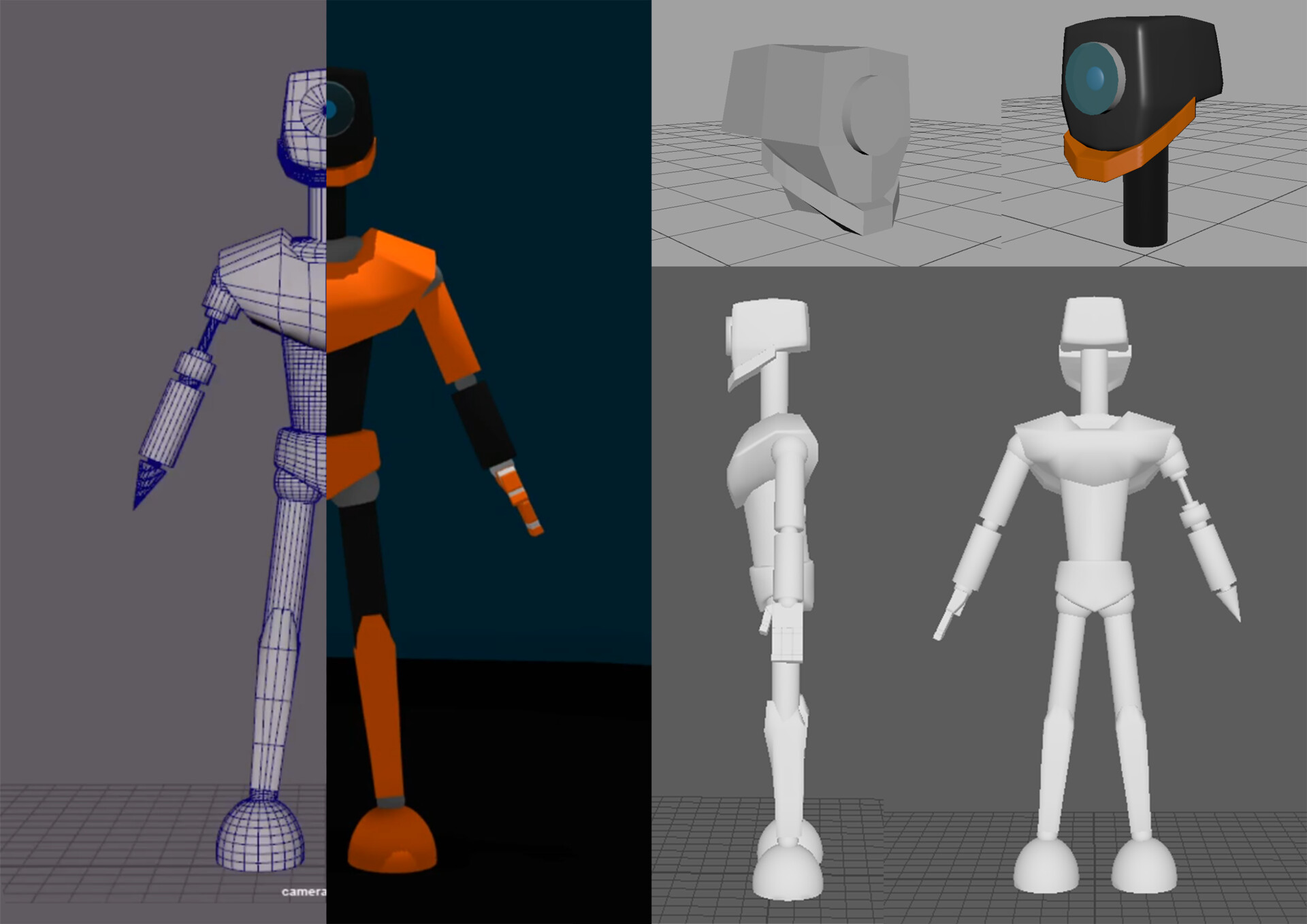 Karol Schwarz - Jack Spacey and CD-8 3D Character Design