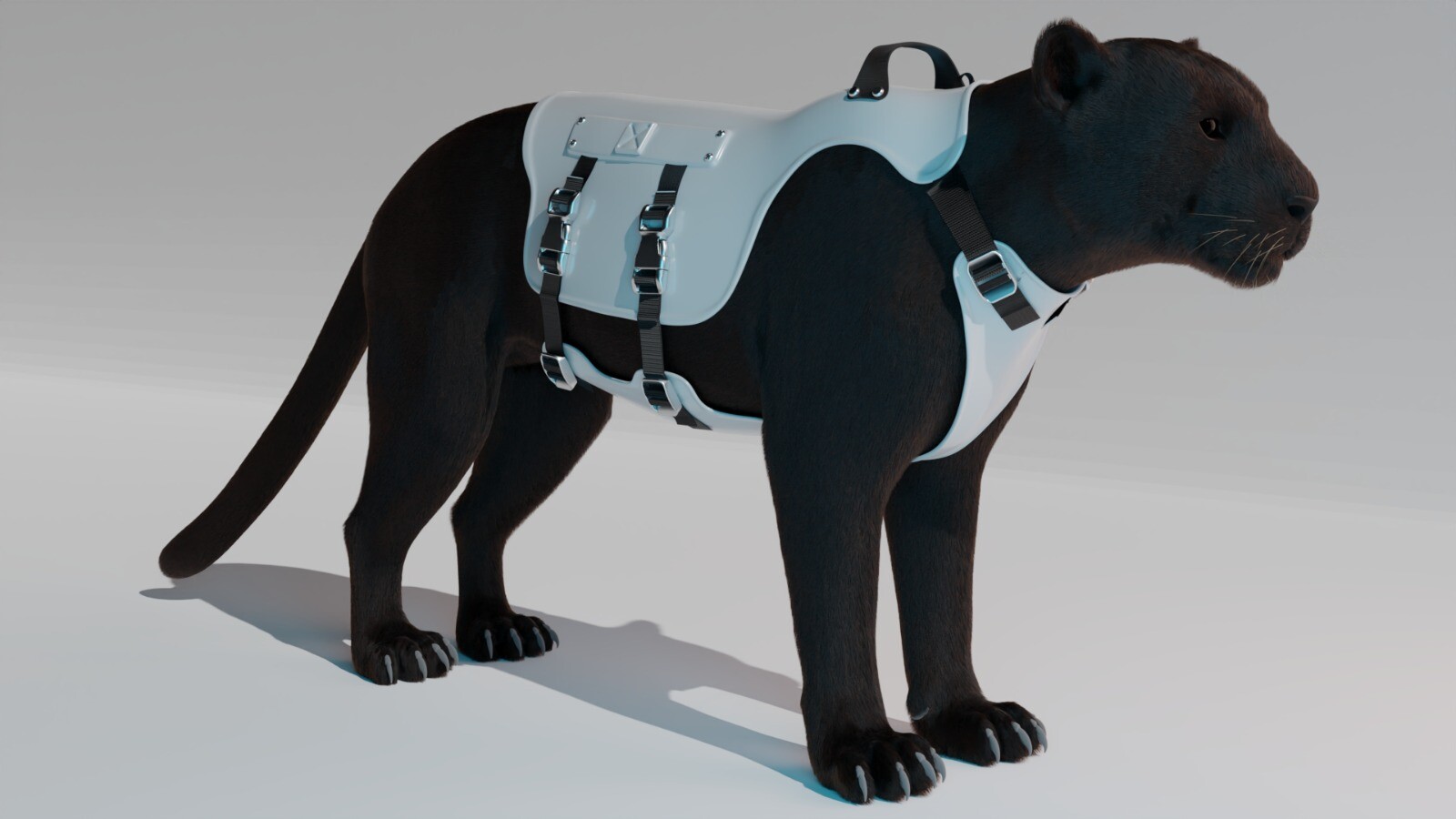 ArtStation - cyborg and panther