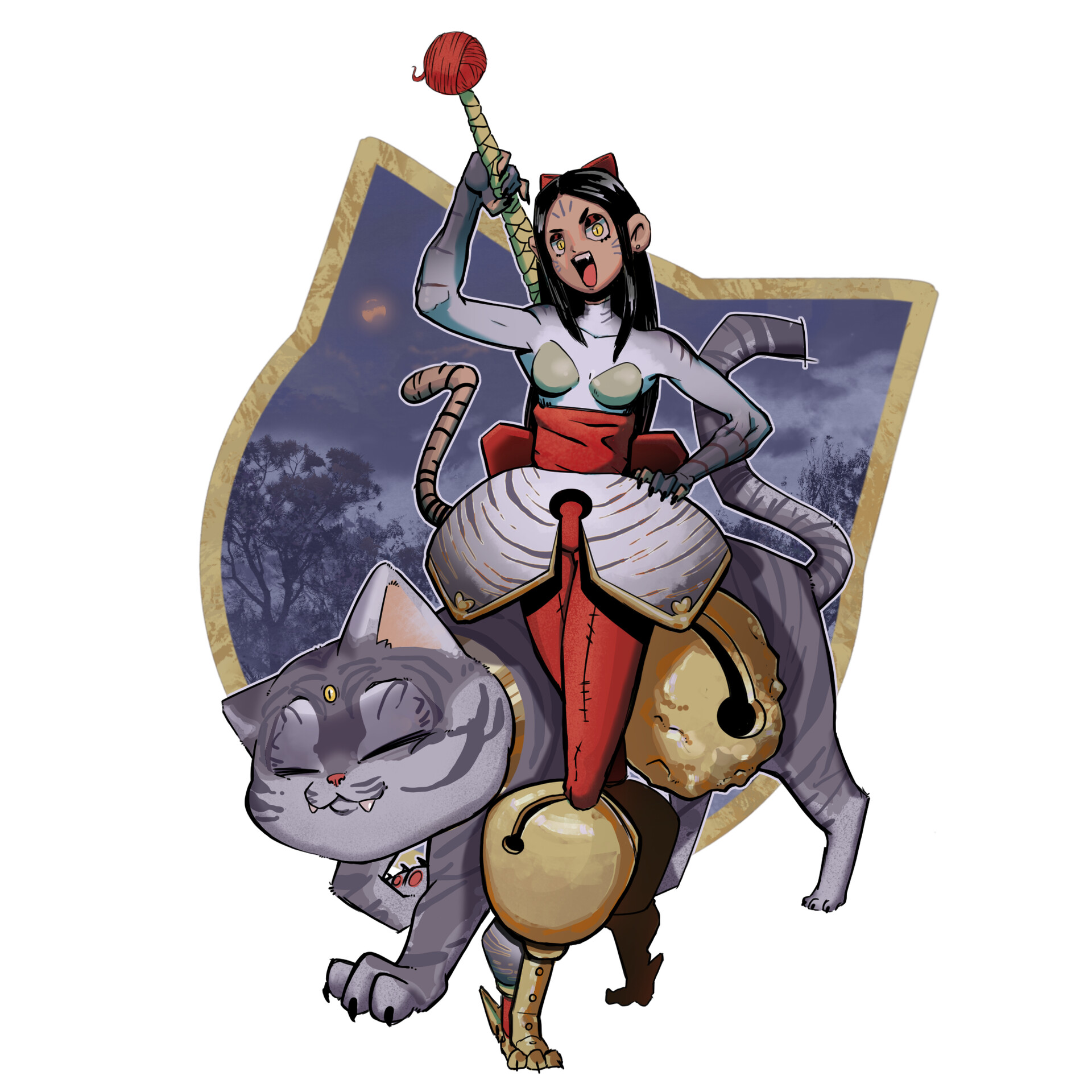 ArtStation - Cat Bell Commander