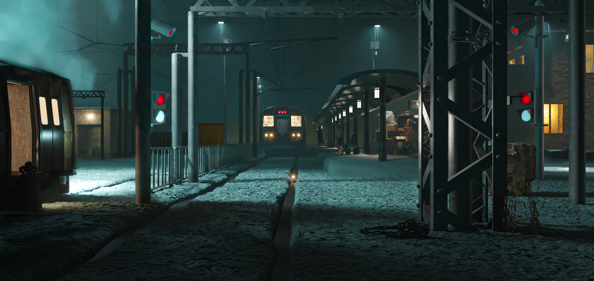 ArtStation - Train Yard