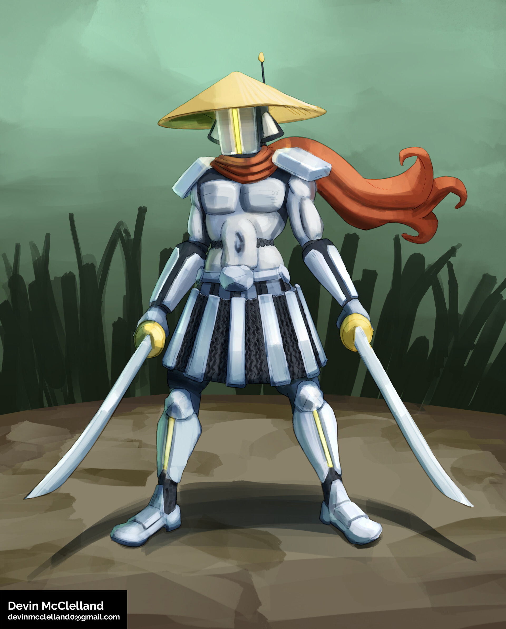 ArtStation - Robot Warrior Character