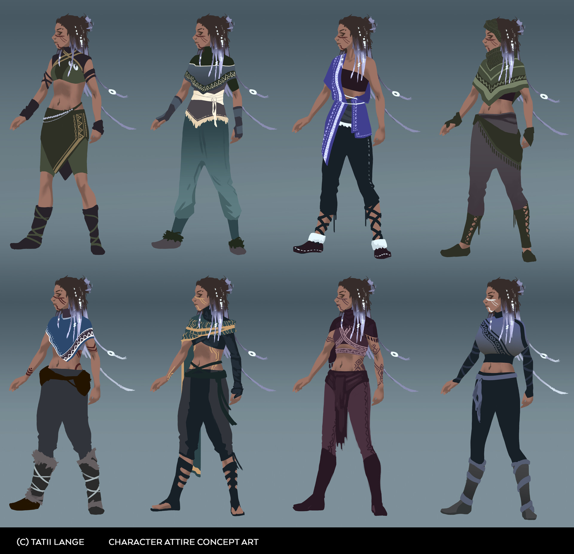 ArtStation - Character attire concept art