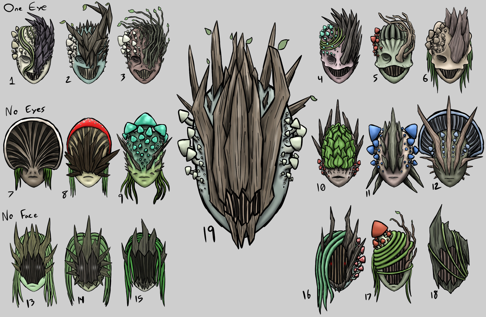 Andrew Miracle - Mother Nature Monster Mask