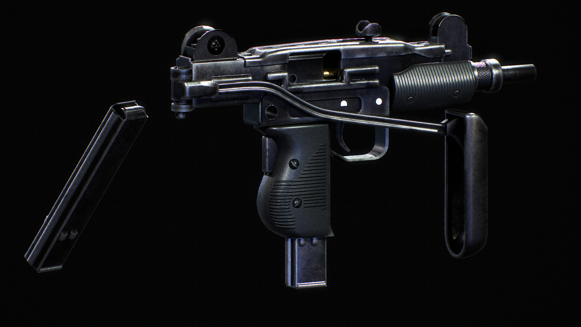 Morthlie - Mini Uzi - 3D Model GameReady