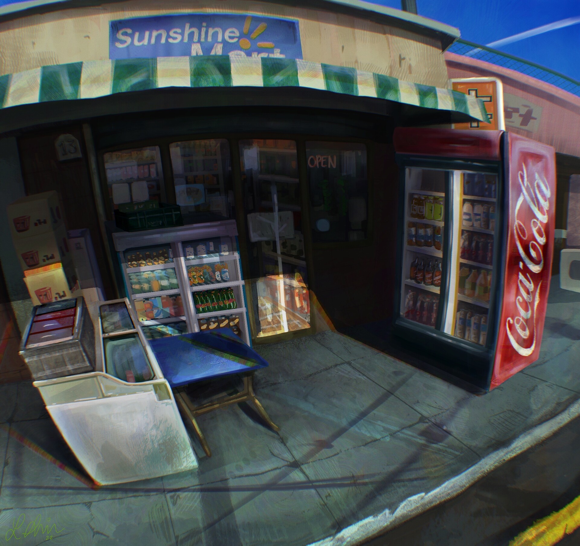 ArtStation - ‘Sunshine Mart’