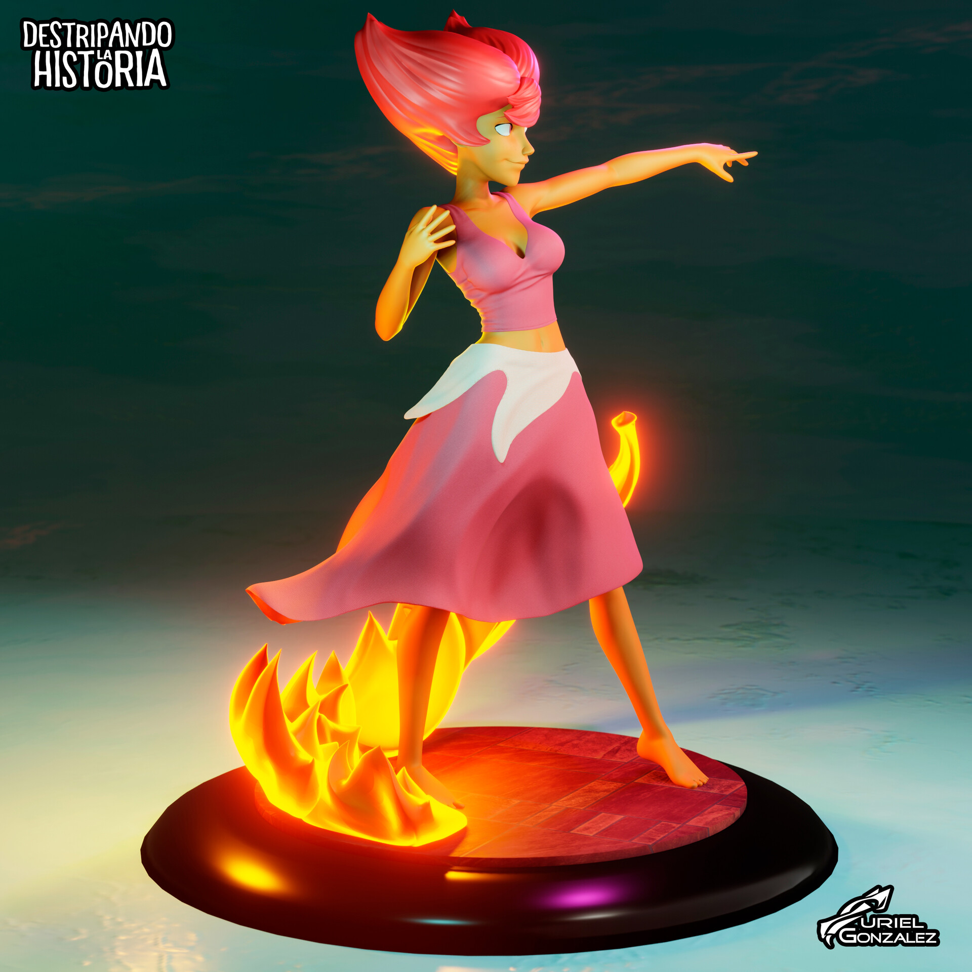 Uriel Gonzalez - HESTIA "Destripando la Historia" FanArt