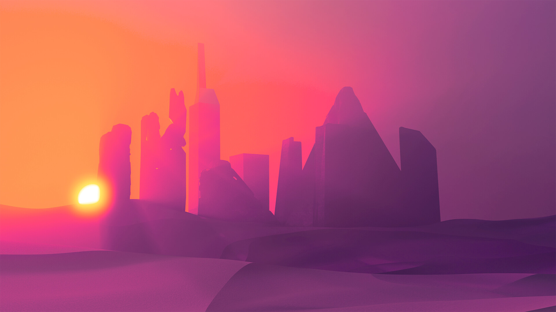 ArtStation - Desertic Paradise