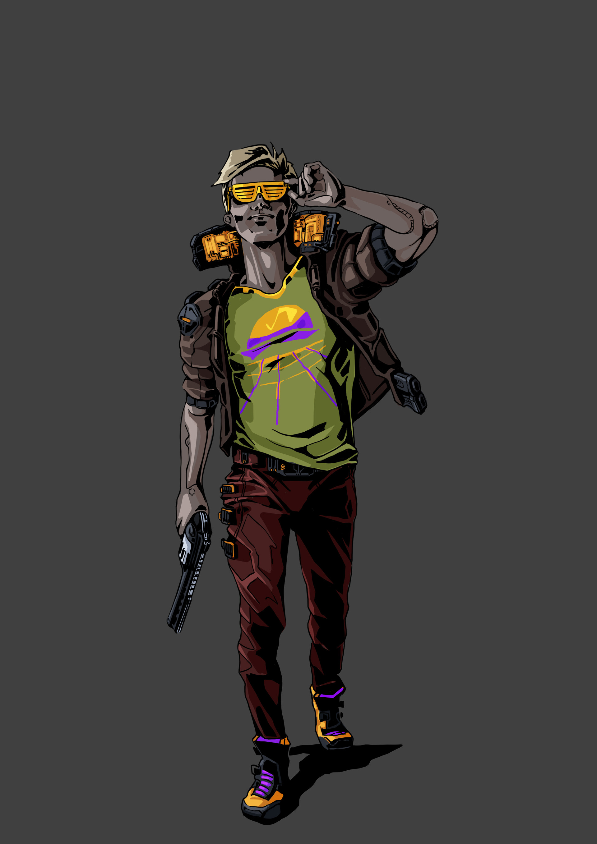 Paul Rozhkov - Street Kids Cyberpunk gang, fanart