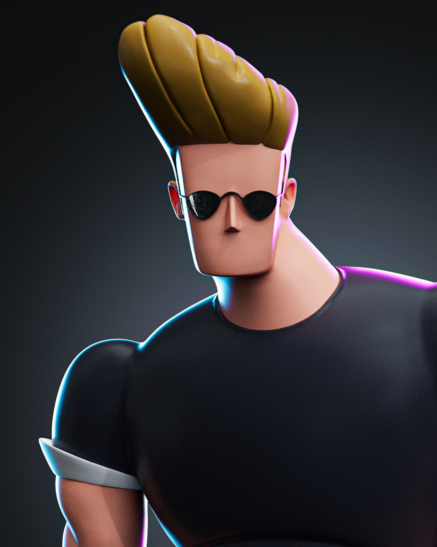 HD Wallpaper: Johnny Bravo Wallpaper, Cartoon Network, Red, 41% OFF