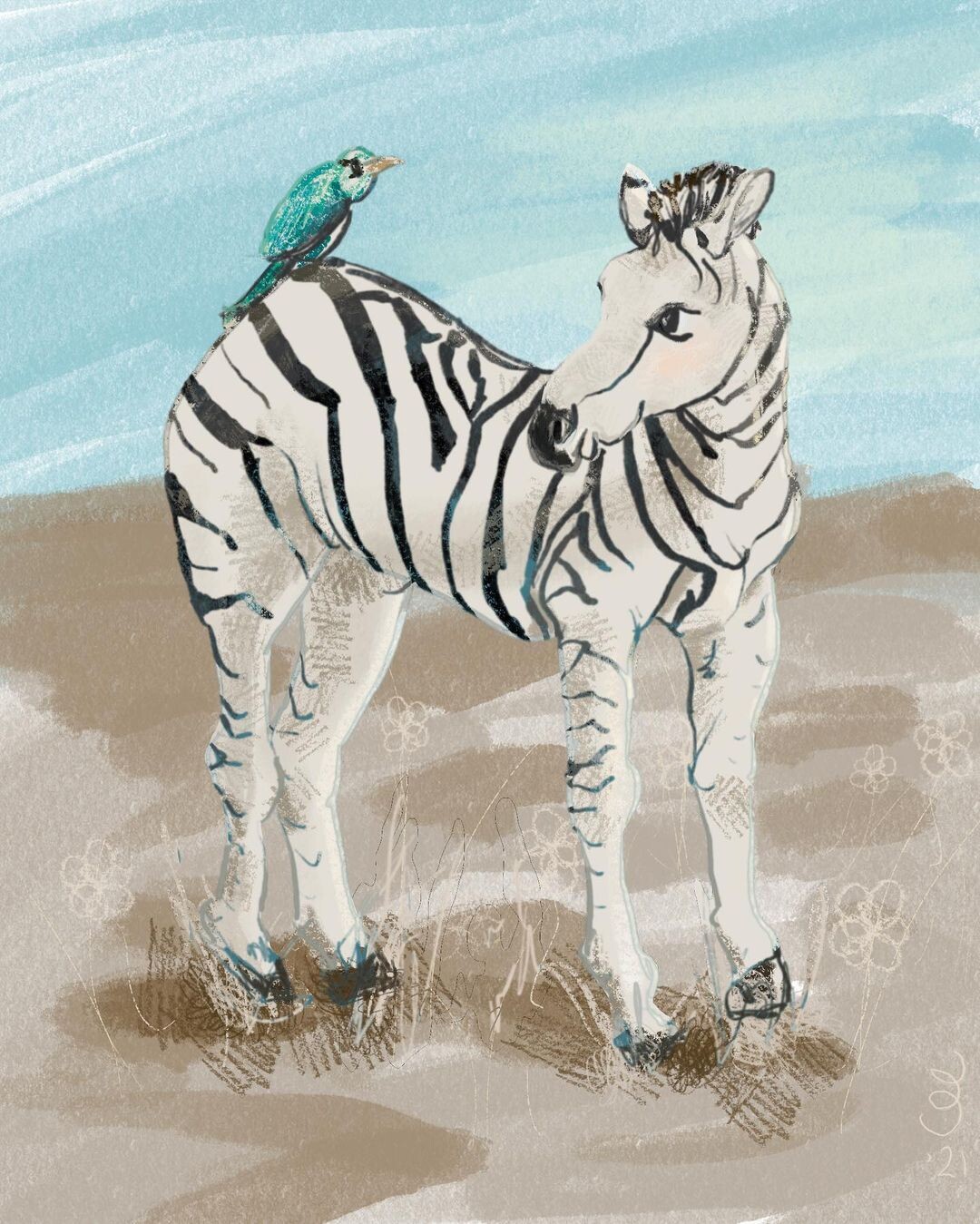 ArtStation - Zebra & friend