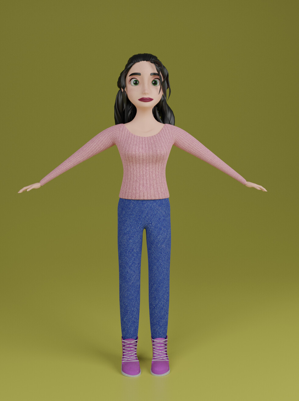 ArtStation - Female 3D Character