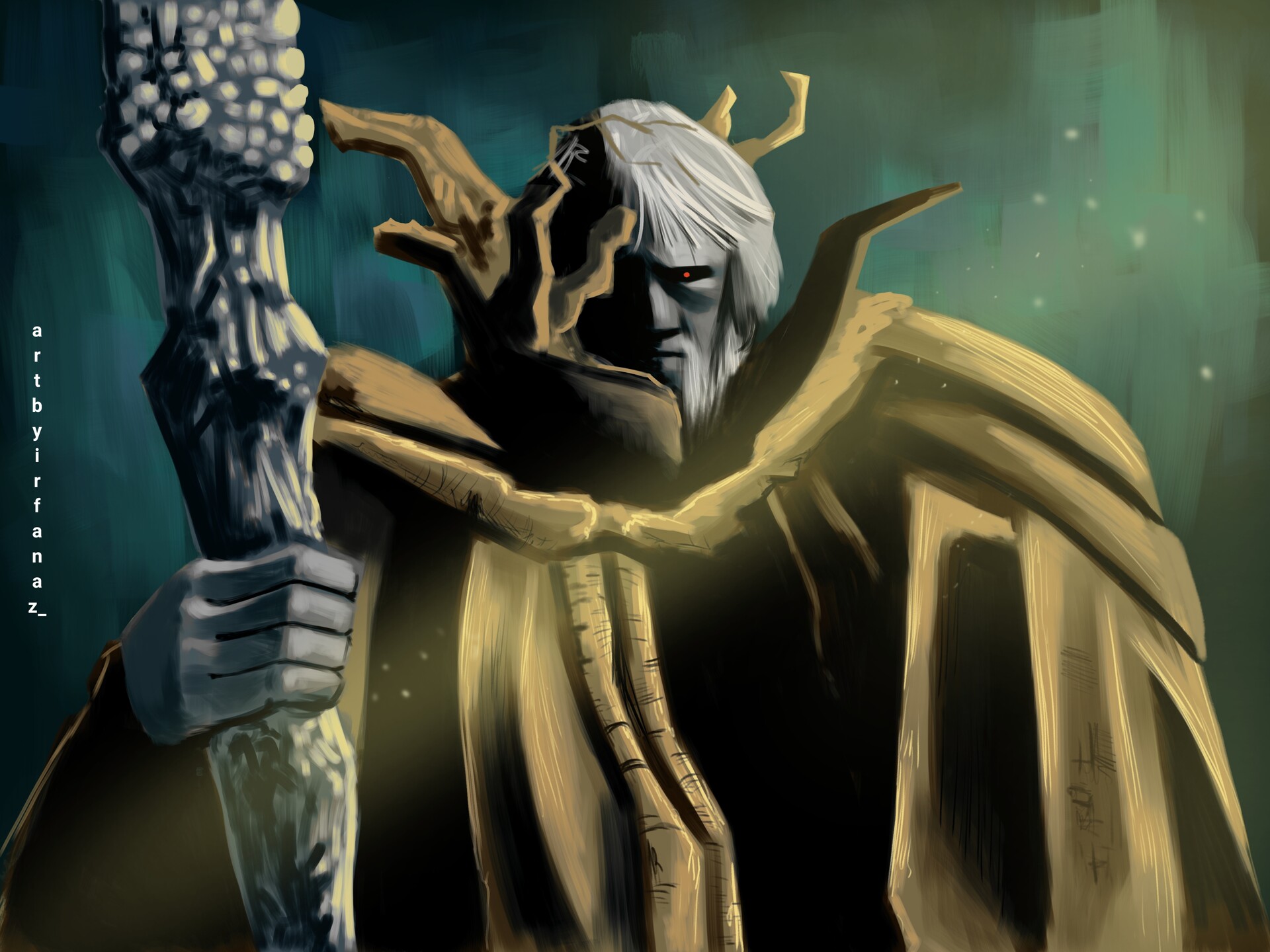 ArtStation - one of the Elden Ring boss