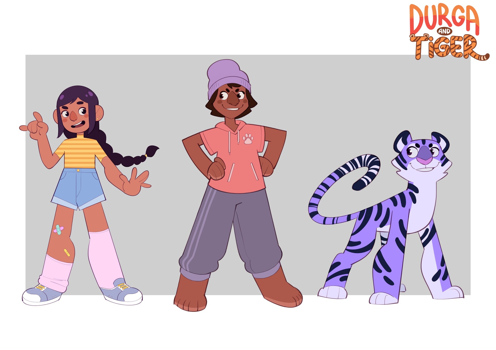 ArtStation - Durga & Tiger