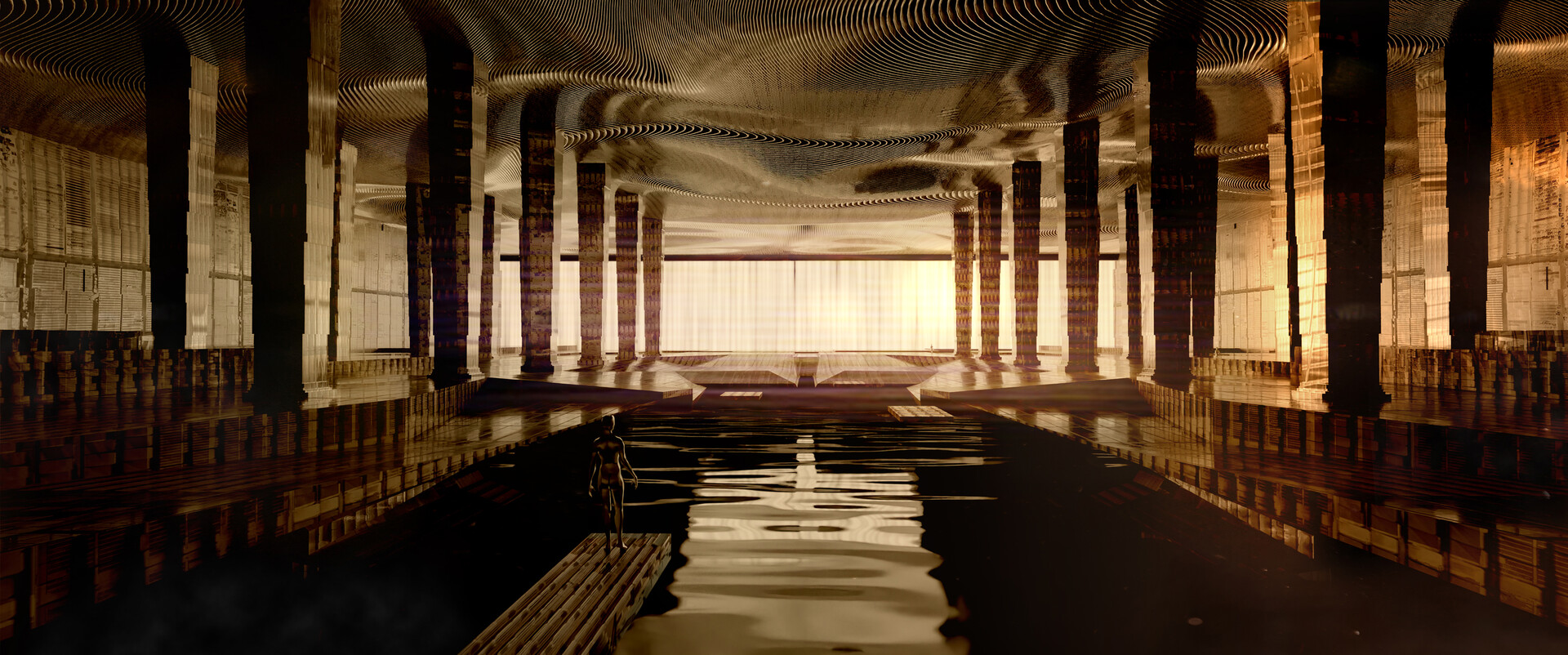 ArtStation - SCI-FI hall/station