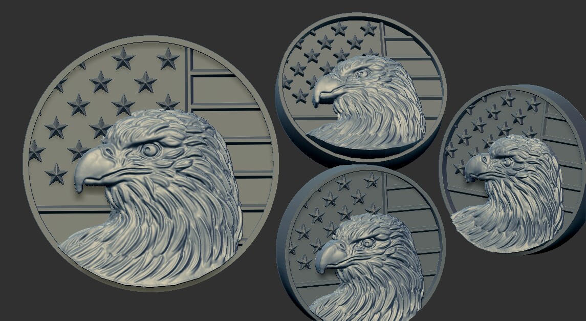 ArtStation - Eagle Coin