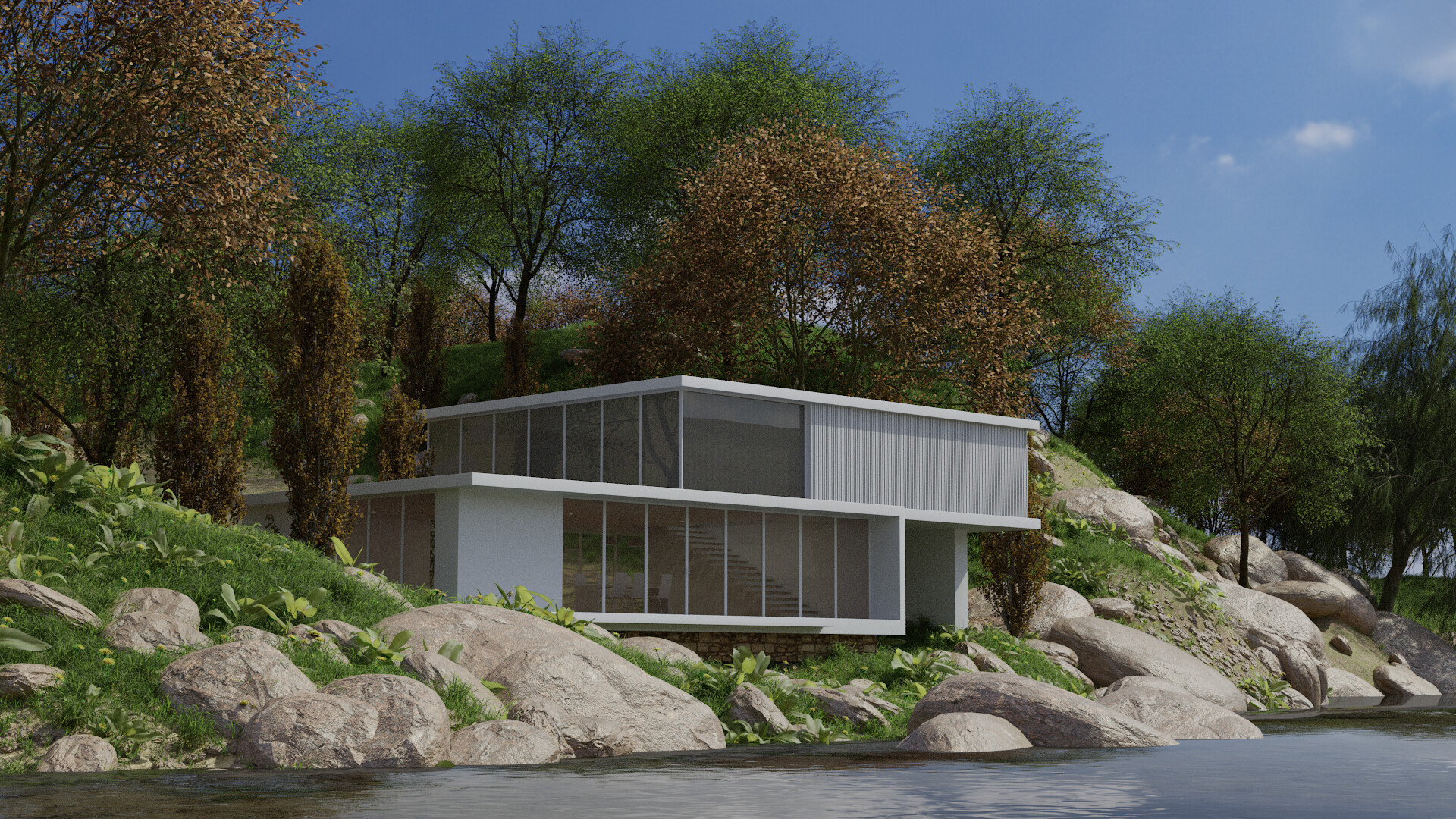 ArtStation - Archviz | Modern House (2018)