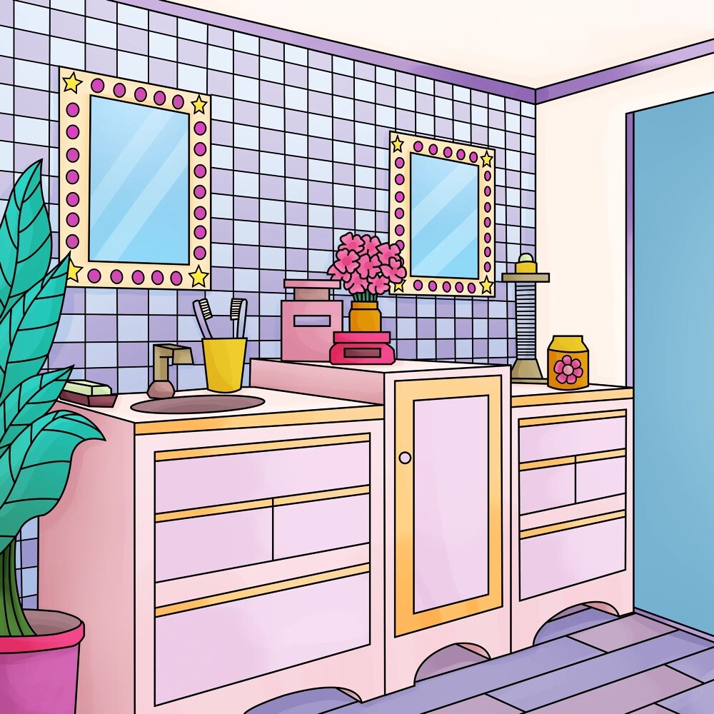 ArtStation - Bathroom Design