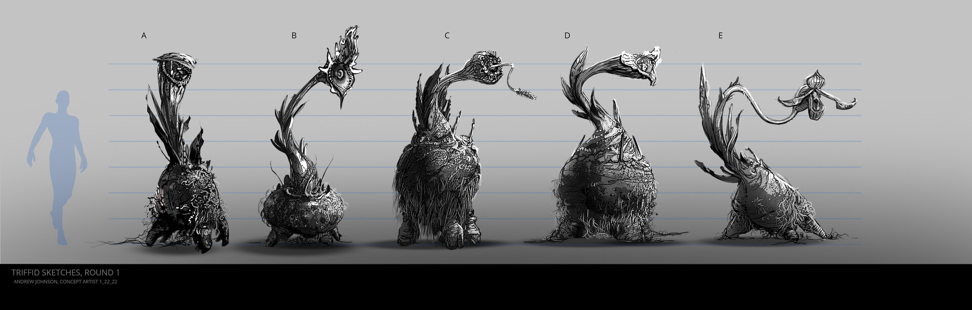 Andrew Johnson - Triffid concept, "The Day of the Triffids"