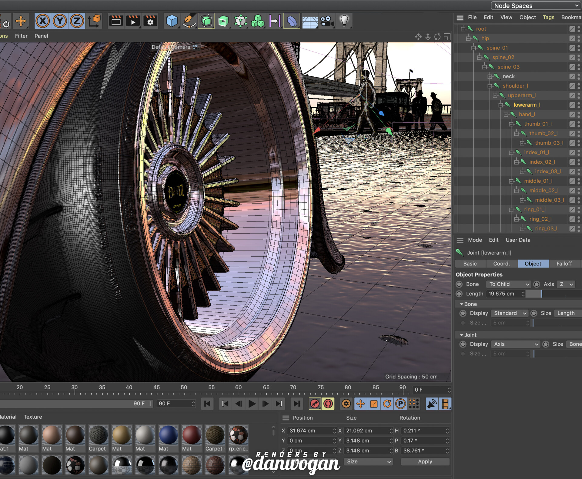 Daniel Wogan - Stanced 1932 Ford Model 18 Deuce Coupe 3D Render