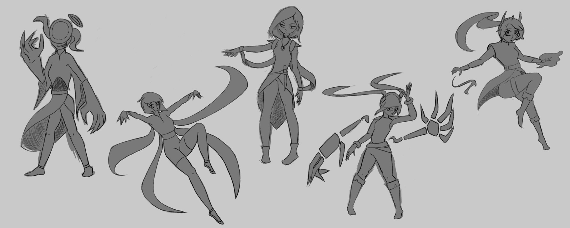 ArtStation - Silhouette and Thumbnail Practice