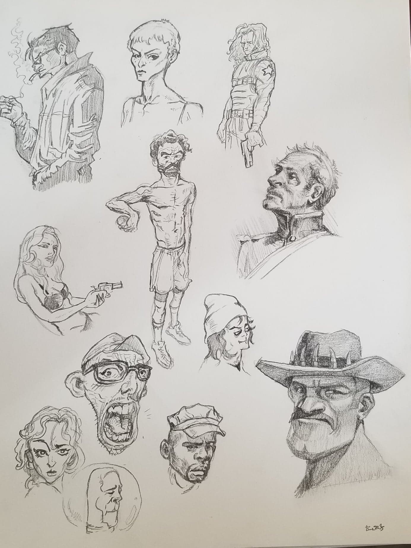 ArtStation - Character concept sketches