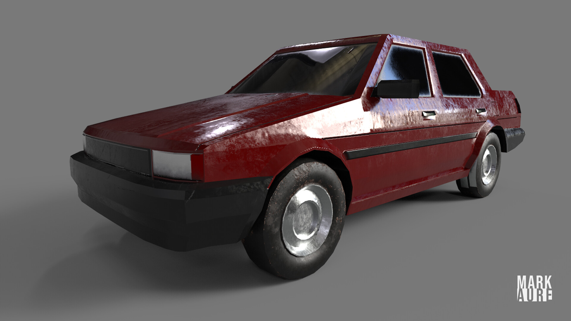 ArtStation - Toyota Corolla AE82