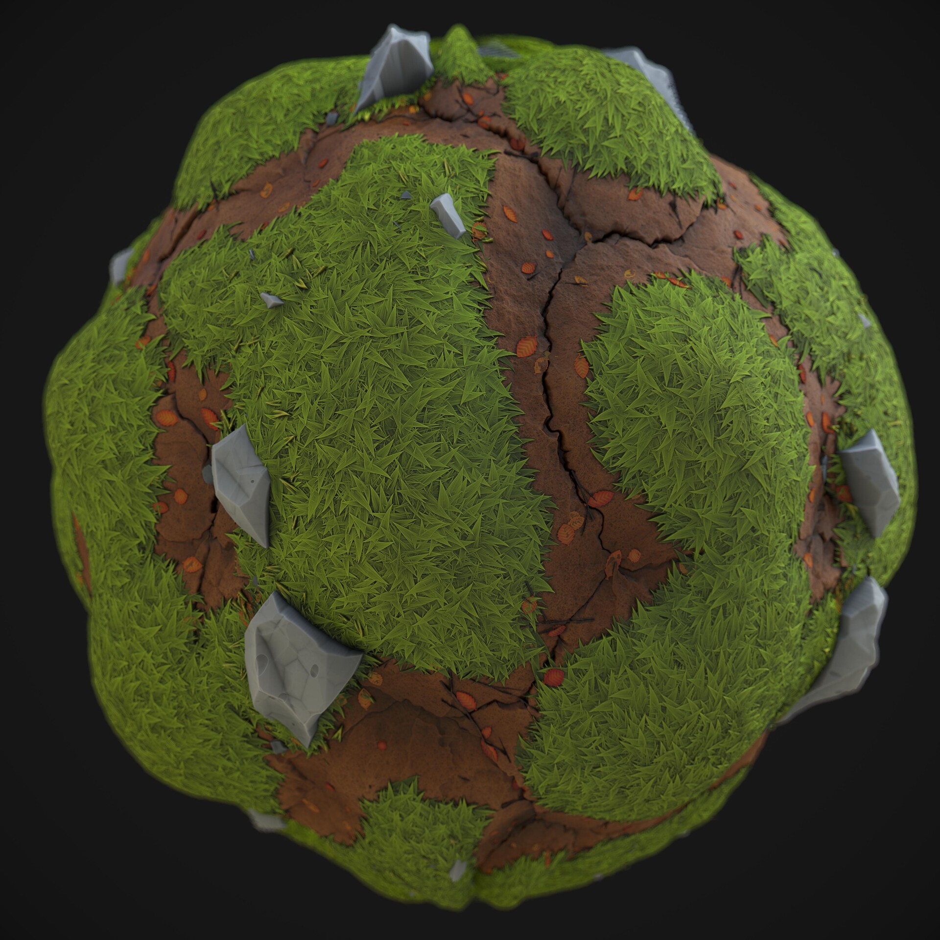 Daniel Herbst - Stylized Ground - Substance Designer