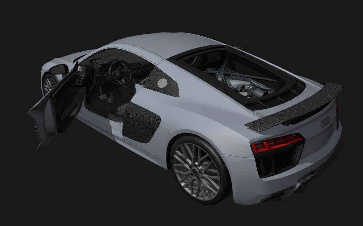 ArtStation - 2016 Audi R8 V10+ / Bumper Delete