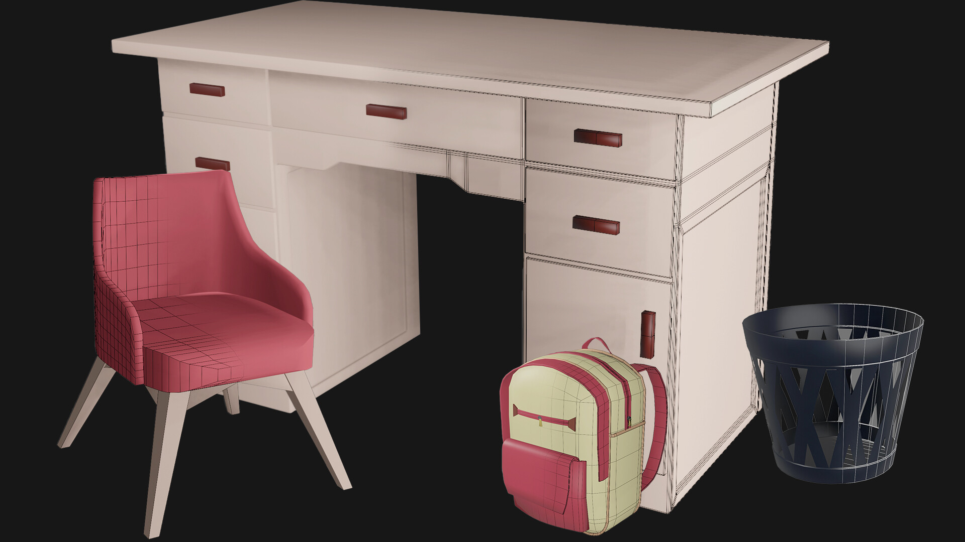 ArtStation - Desk set