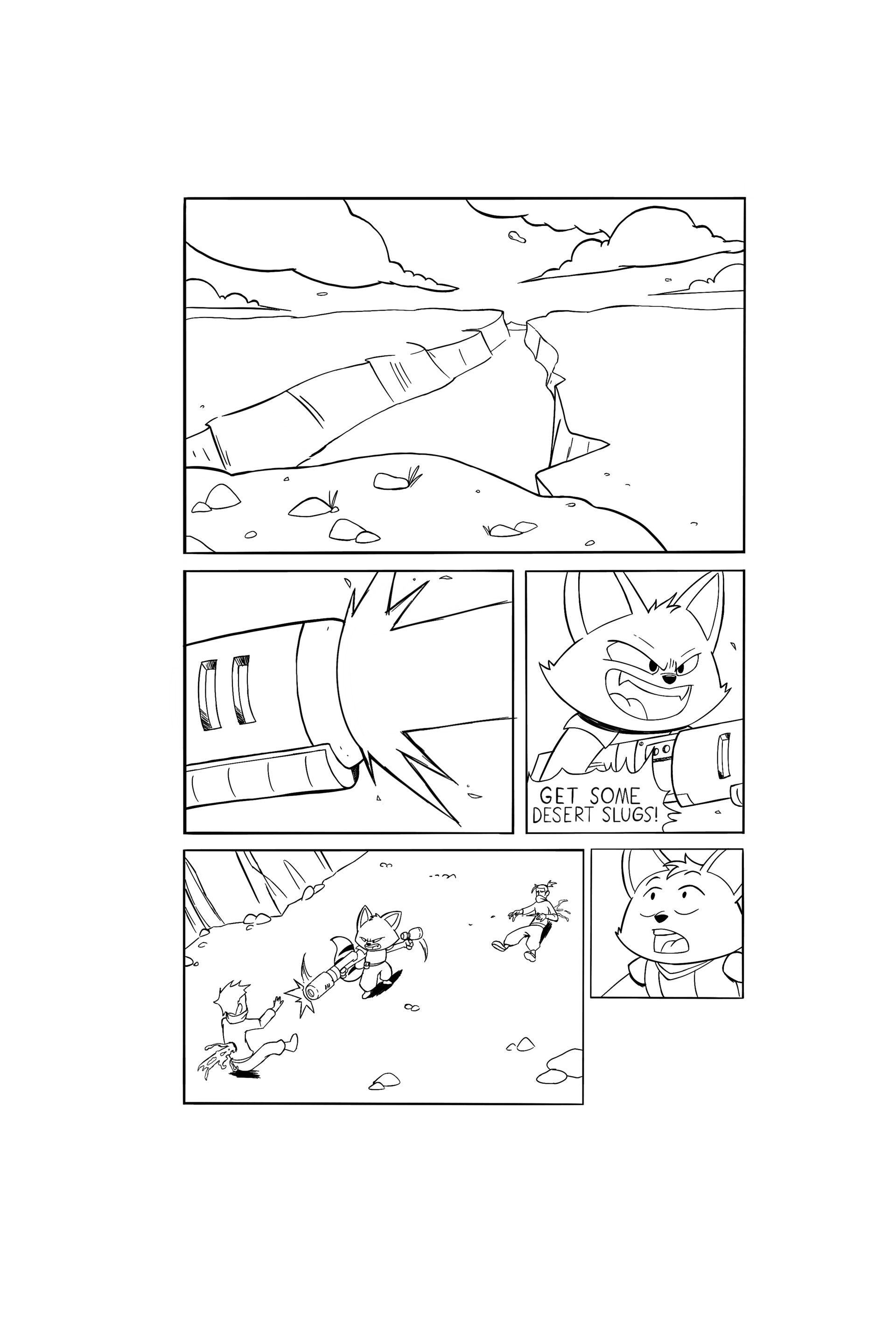 ArtStation - First comic page "ODD DUO"