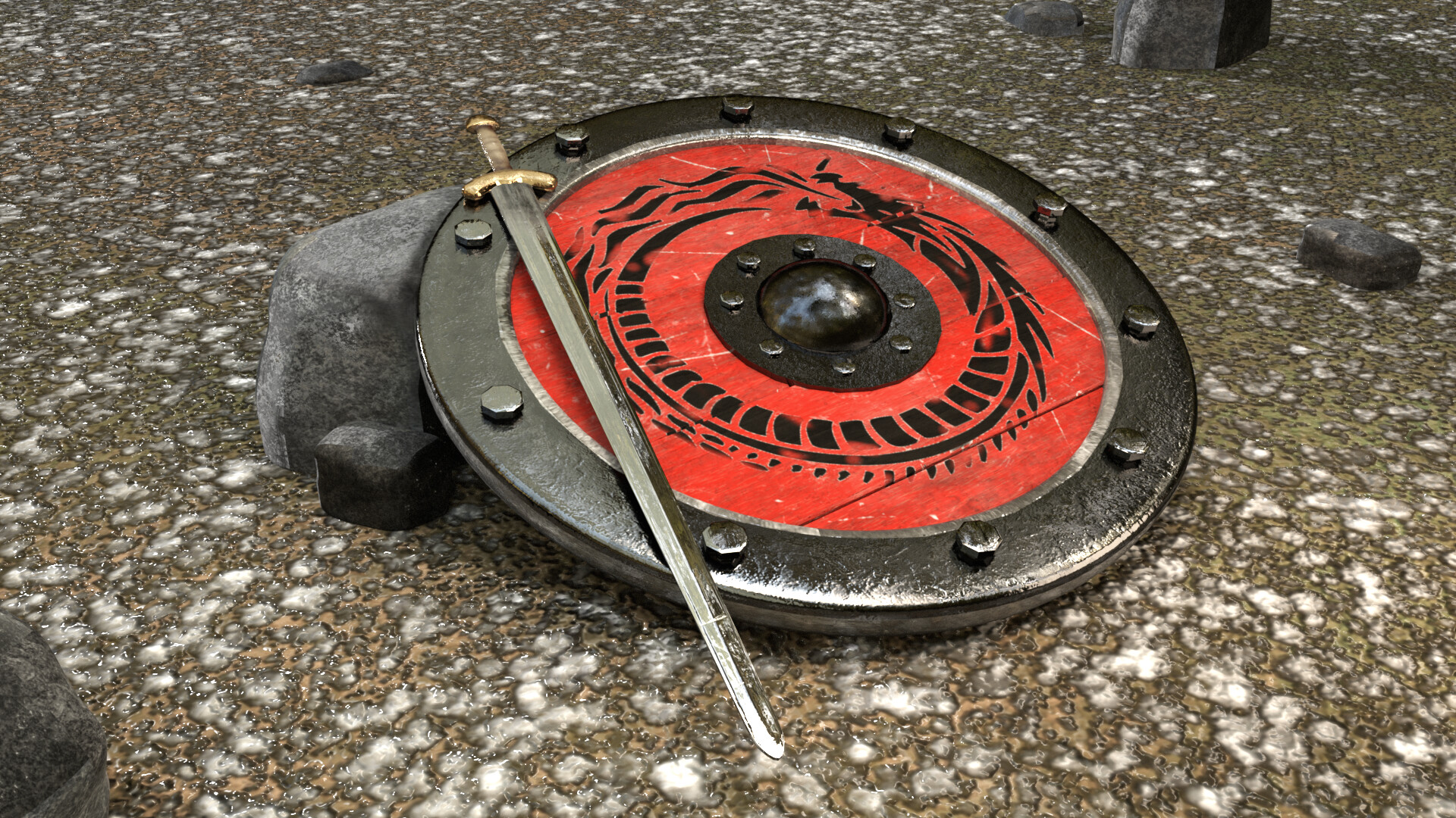 ArtStation - Sword and Shield