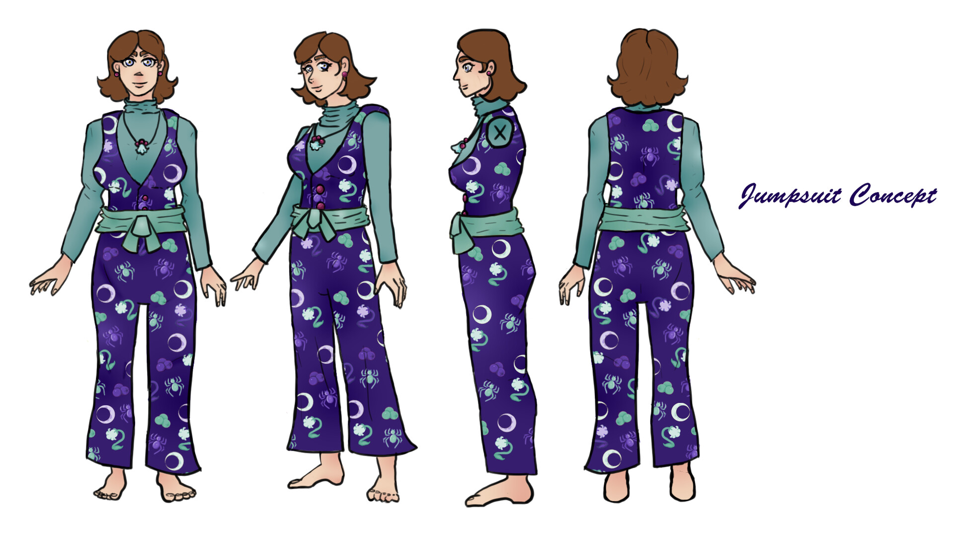ArtStation - Lady Lilly Pilly - Concept - Jumpsuit