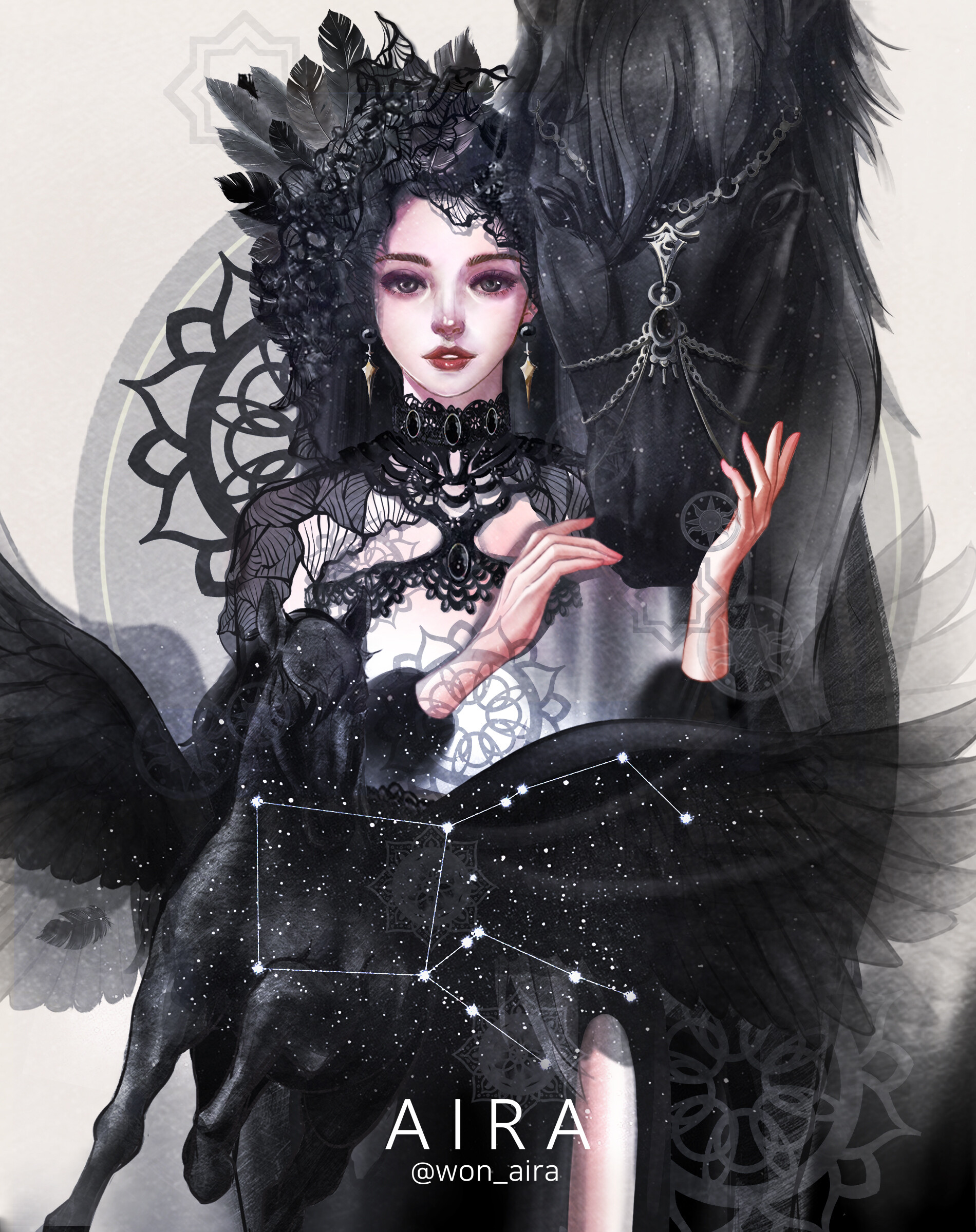 ArtStation - The fairy of Pegasus