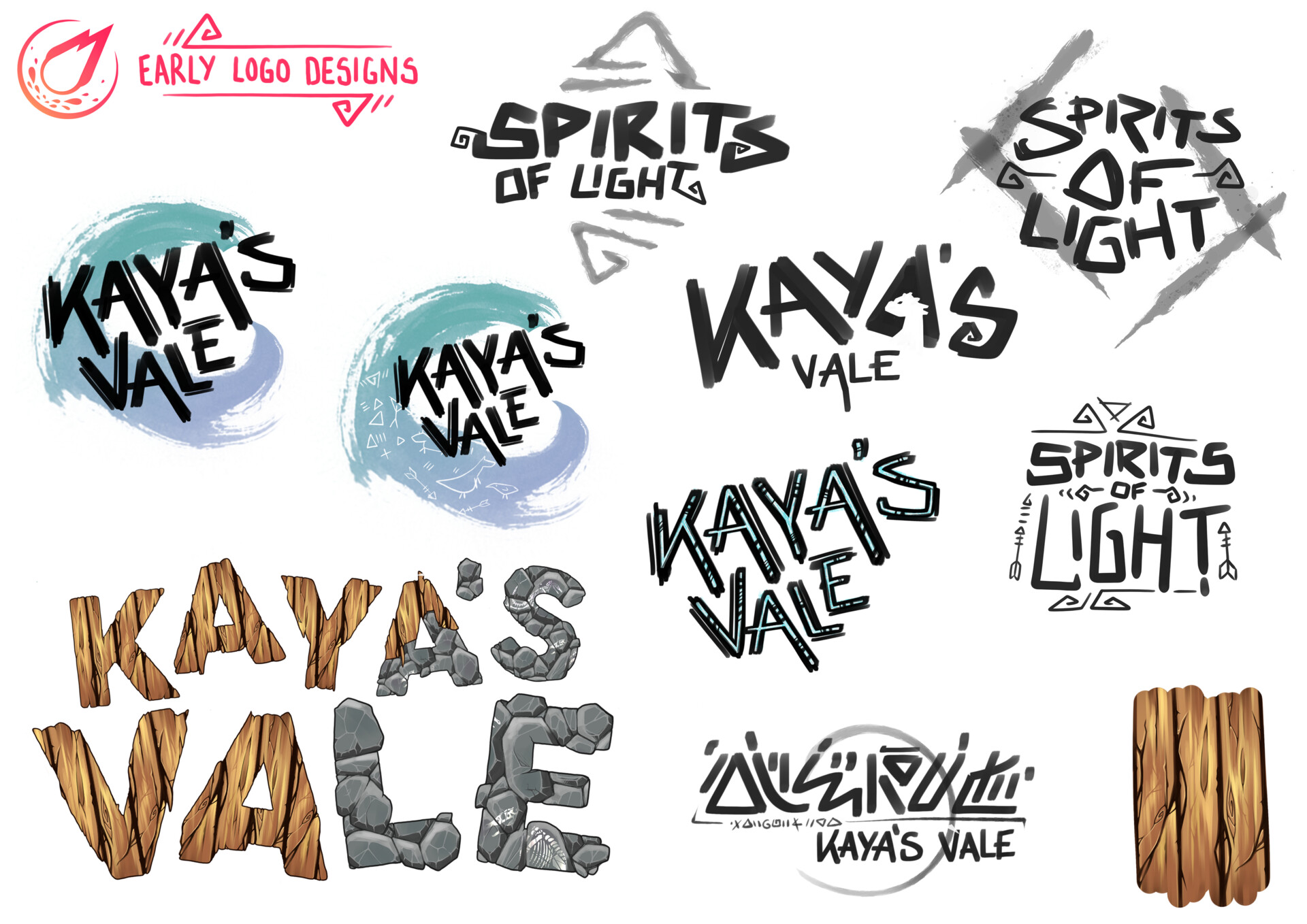 Kim Pitcher - Kaya's Vale: Logo Design