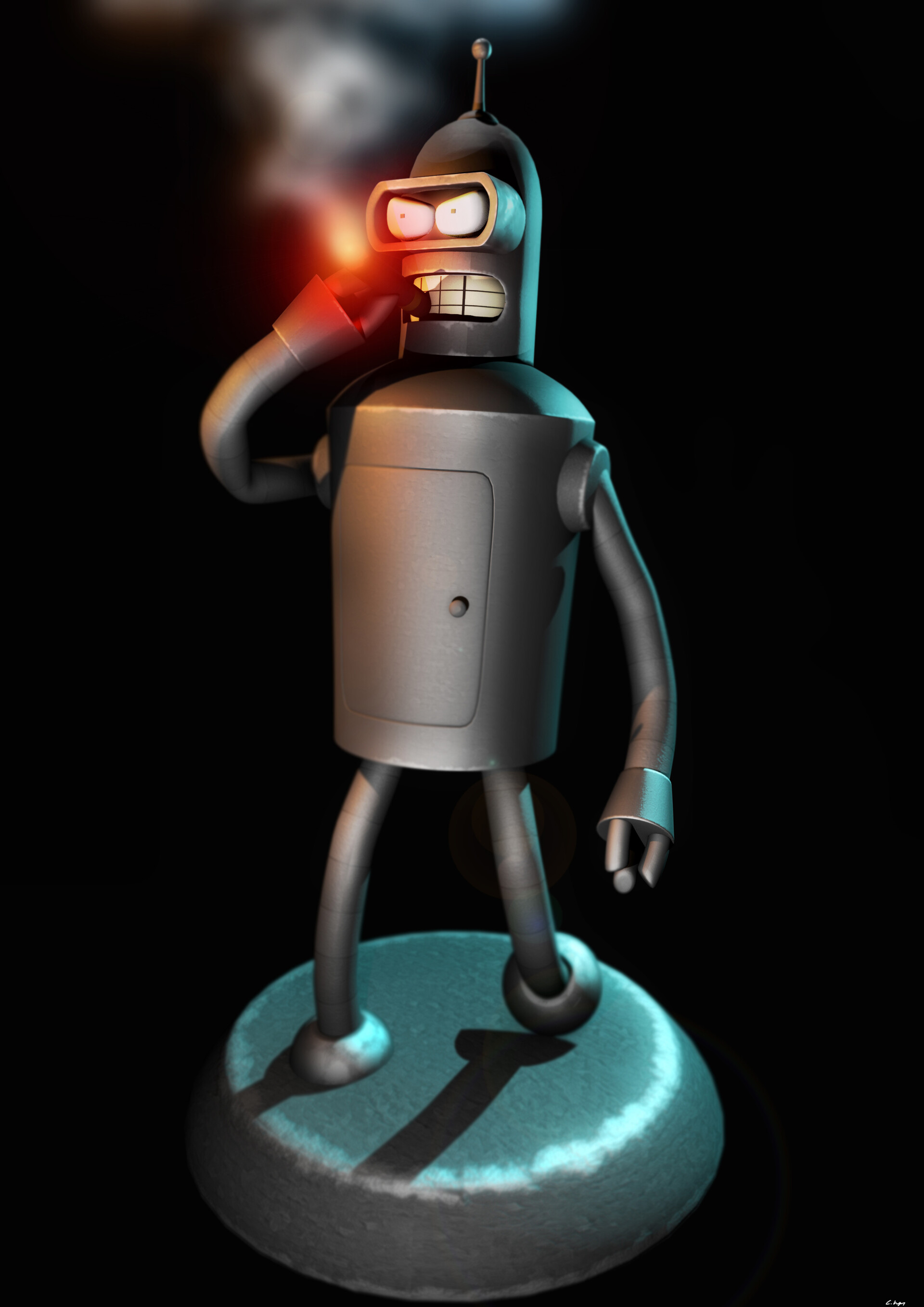 ArtStation - Bender (Fan Model)