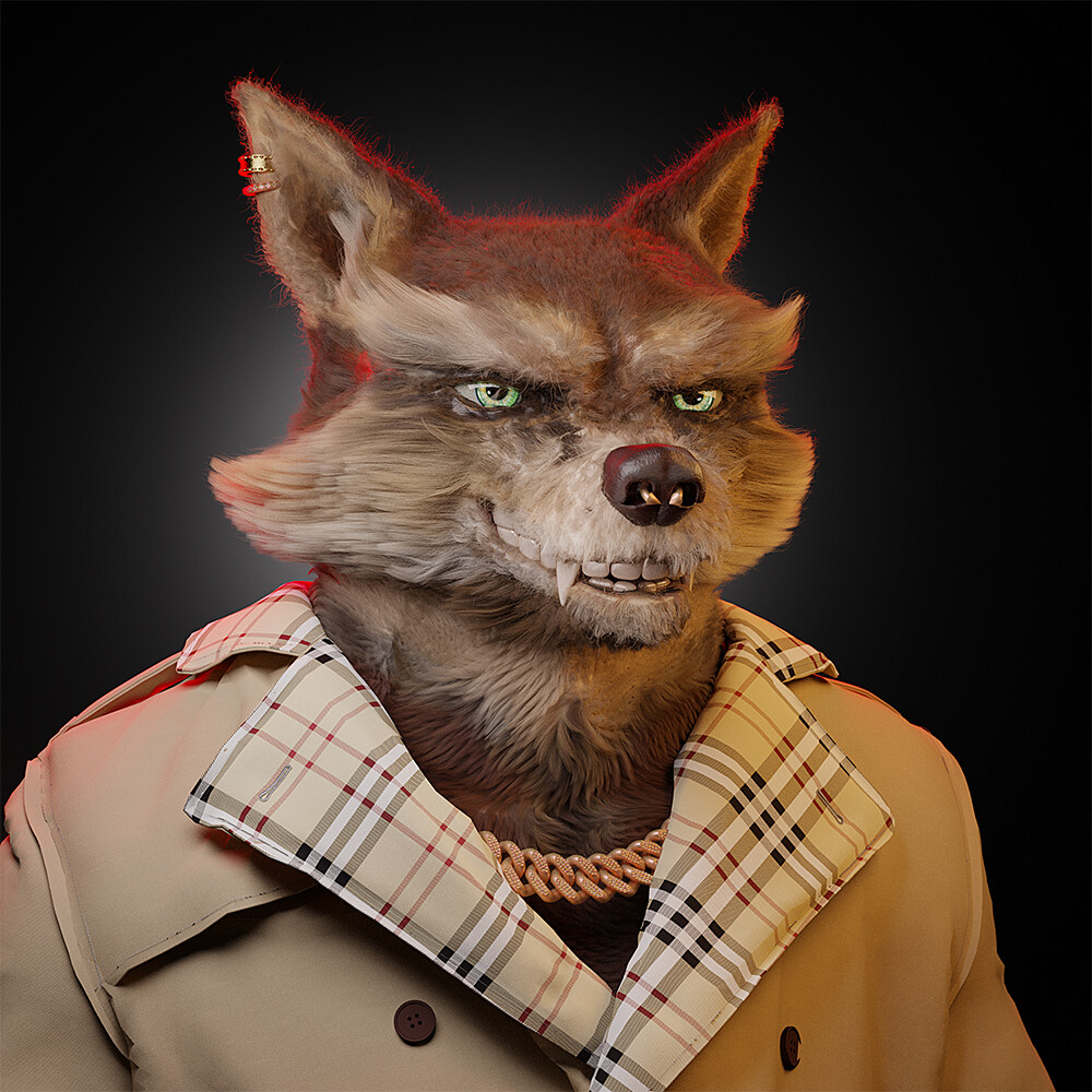 Maria Nova - WOLFBOSS. NFT art concepts