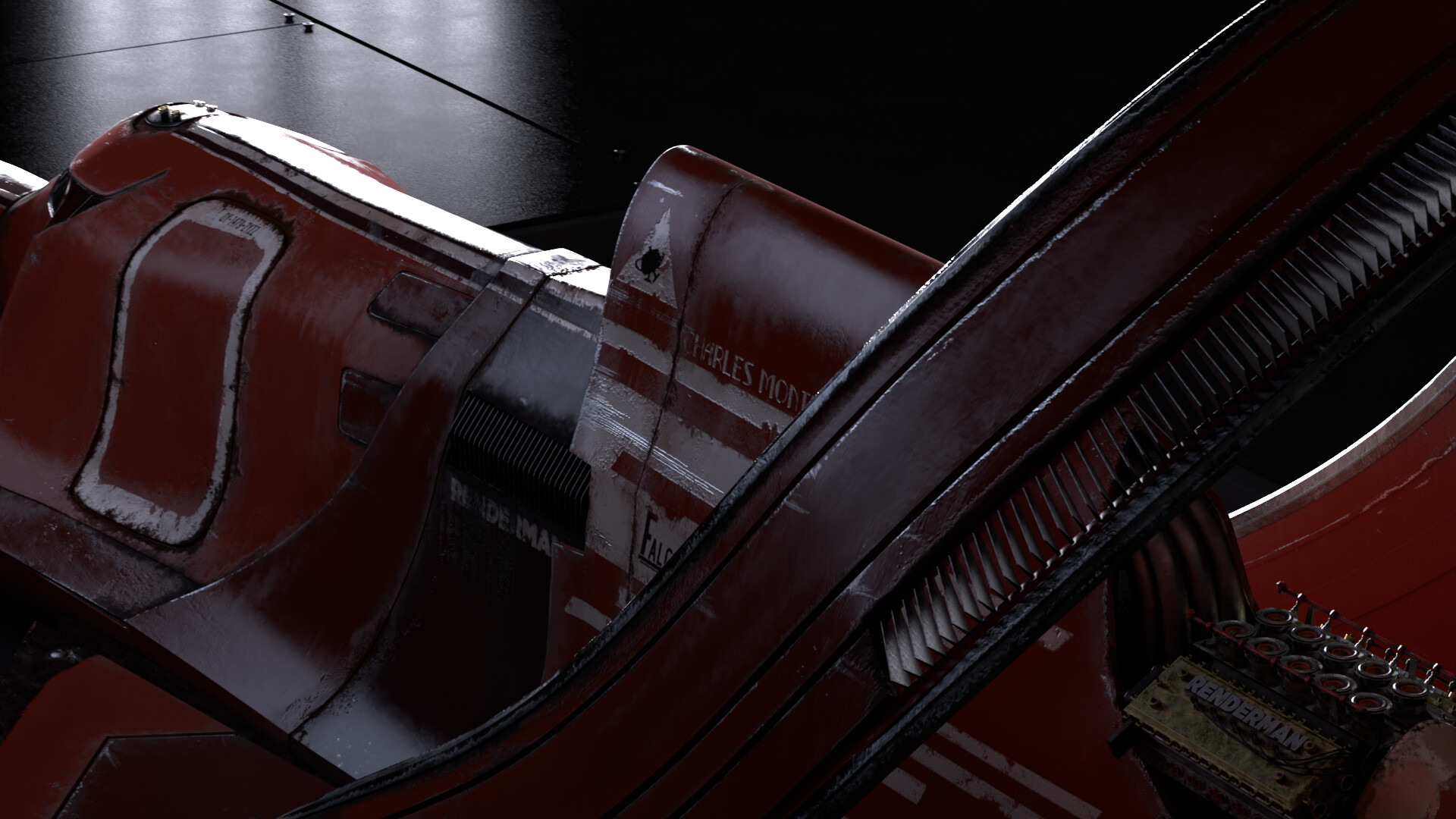 Pierre Bournigault - Falco Rosso - Pixar's Renderman Featured Artwork